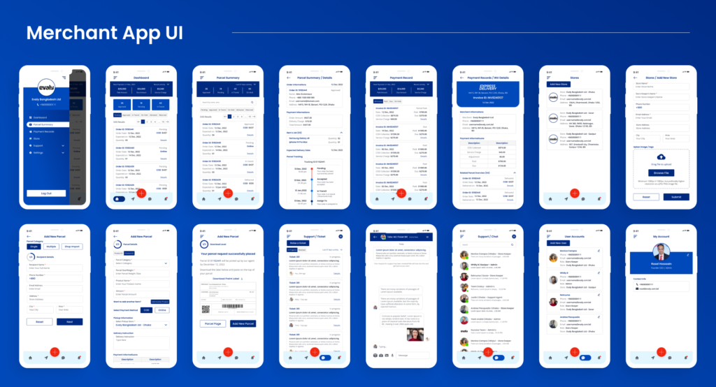 UX Case Study of Courier and Parcel Delivery Service - Yasin Arafat Rasel